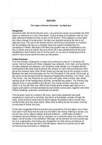 GLEVUM – The origins of Roman Gloucester | Gloucester Civic Trust